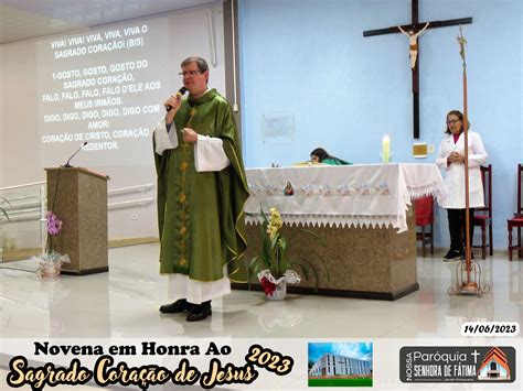8º Dia Novena Em Honra Ao Sagrado Coração de Jesus 14 06 2023
