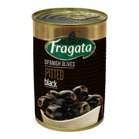 Fragata Pitted Black Spanish Olives 400g Villa Market