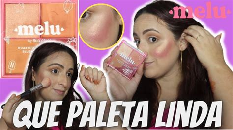 Paleta Melu De Contorno Blush E Iluminador By Ruby Rose Youtube