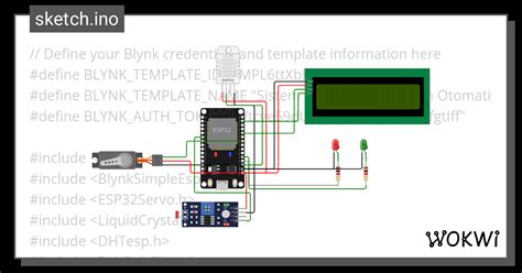 Sistem Pemantauan Kebun Otomatis Wokwi ESP32 STM32 Arduino Simulator