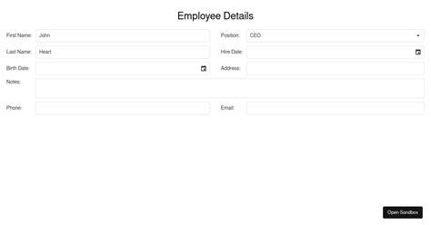 Customize Item DevExtreme Form Forked Codesandbox