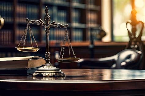 Premium AI Image Law And Justice Concept Mallet Of The Judge Books