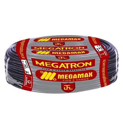 Cabo Flexível 750V 10mm Azul Rolo 100 Metros Megatron Cabo