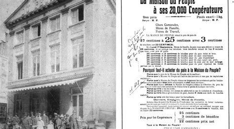 La Maison du Peuple de Bruxelles vers lidéal Pavé dans les Marolles