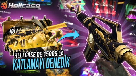 HELLCASE DE 1500 LA KATLAMAYI DENEDİK CSGO KASA AÇILIMI PROMO CODE