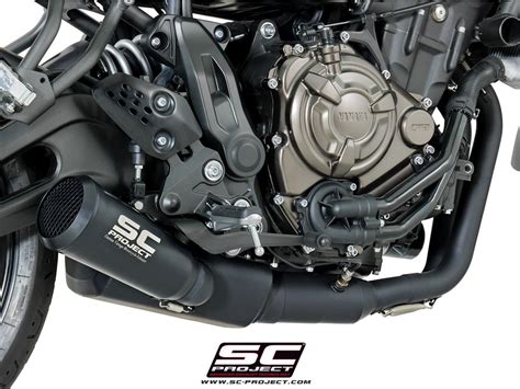 Escape Completo Homologado SC Project Conic 70 S En Acero Inox Negro
