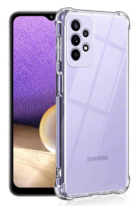 KVK PRİVACY Samsung Galaxy A13 A23 Uyumlu Kılıf Şeffaf Köşeli
