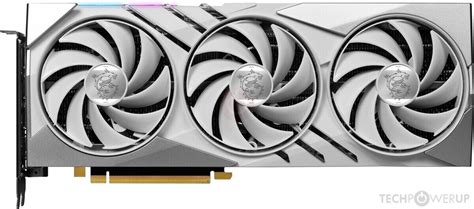 MSI RTX 4060 Ti GAMING X SLIM WHITE 16 GB Specs TechPowerUp GPU Database