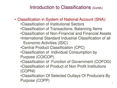 ppt statistical classifications systems part i powerpoint presentation id 5166612