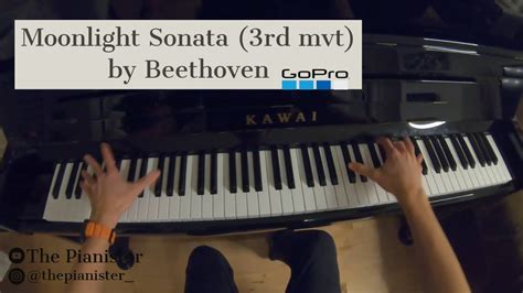 Moonlight Sonata 3rd Movement No 14 Op 27 No 2 By Beethoven
