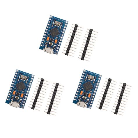 Buy HALJIA 3Pcs Pro Micro Atmega32U4 5V 16MHz Bootloadered IDE Micro