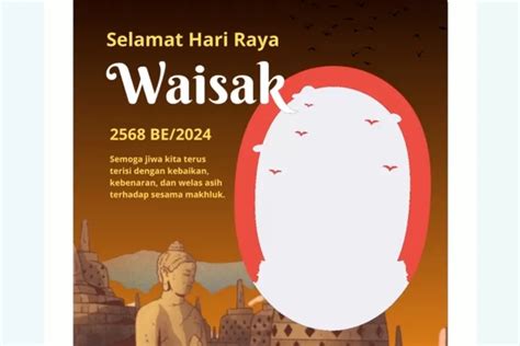 10 Link Twibbon Hari Raya Waisak 2024 Bebas Watermark Semarakkan