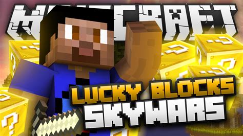 Minecraft LUCKY BLOCK SKY WARS 1 With Vikkstar Kenny YouTube