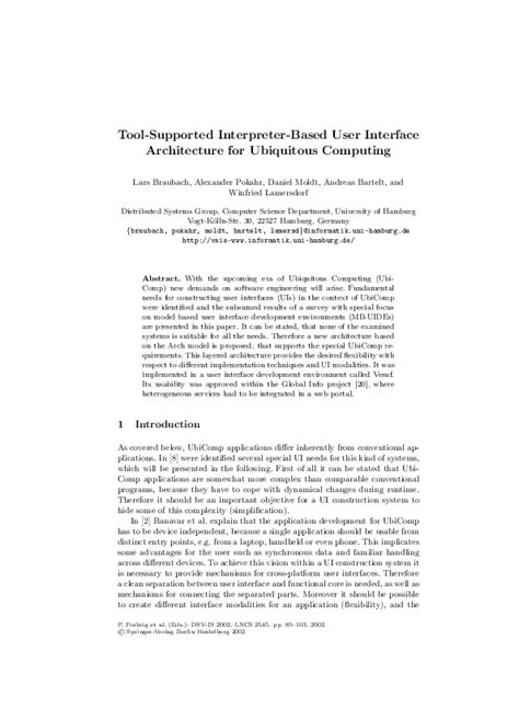pdf tool supported interpreter based user interface architecture for ubiquitous computing
