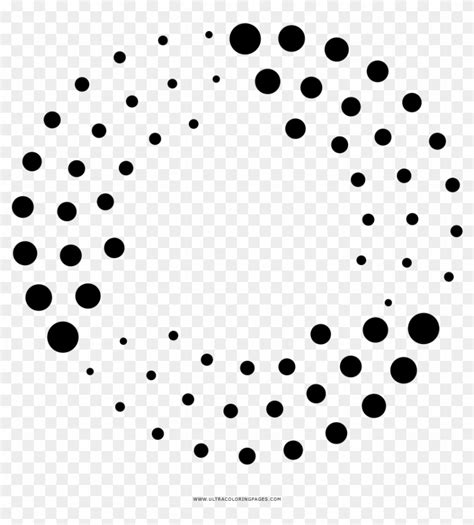 C Rculo Desenho Para Colorir Ultra Coloring Circulos Pontilhados Png