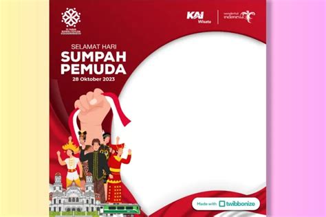 Bersama Majukan Indonesia Intip 11 Link Twibbon Hari Sumpah Pemuda