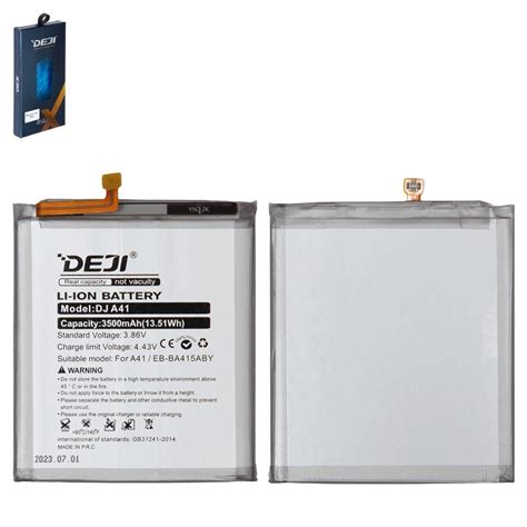 Battery Deji EB BA415ABY Compatible With Samsung A415 Galaxy A41 Li