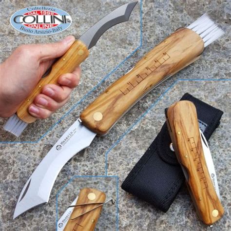 Maserin Coltello Per Funghi Olivo Con Fodero Ol Kit La