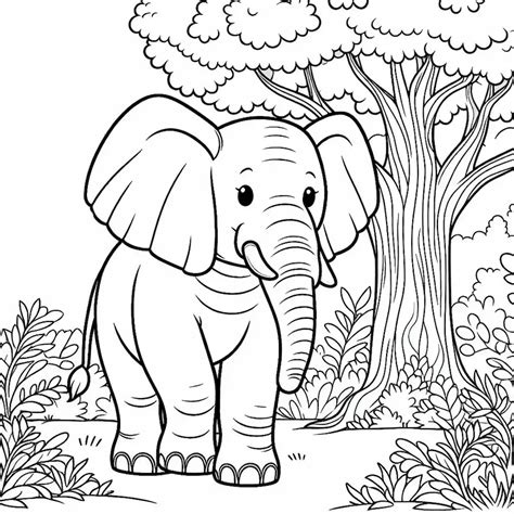 Ausmalbilder Elefant Gratis Malvorlagen F R Kinder