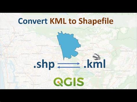 Easy Steps To Convert KML To SHP Shapefile And Back In QGIS YouTube