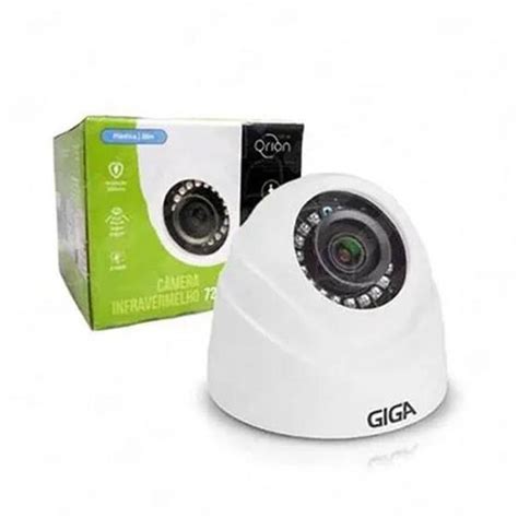 Camera Segurança Dome Plas Serie Orion Full Hd 1080p Ir 20m Cor Branco