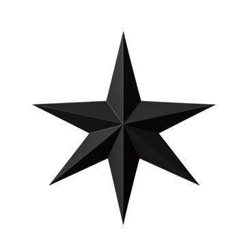 Elemento En Forma De Estrella Negra PNG Dibujos Icono Estrella