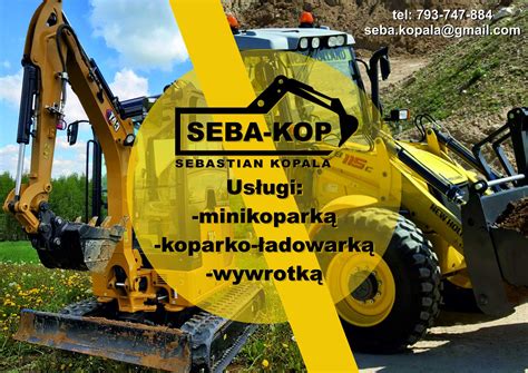 Koparka Usługi minikoparką koparko ładowarką oraz wywrotką