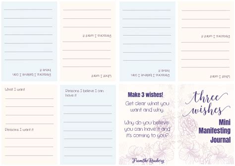 Free Printable Manifestation Journal Pdf