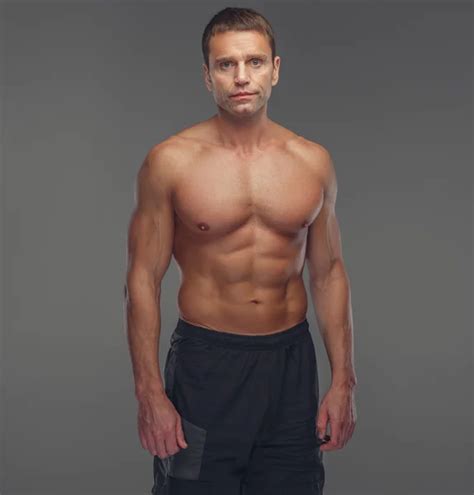 Shirtless Muscular Male Stock Photo By Fxquadro