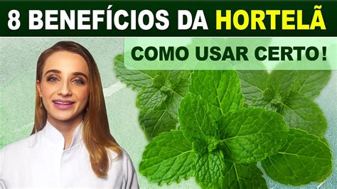8 Benefícios da HORTELÃ para Saúde Como Usar Certo Emagrece E o Chá