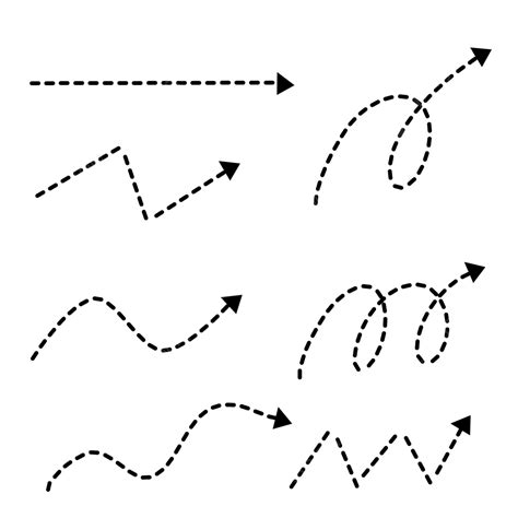 Dash Line Arrow Hd Transparent Arrow Png Dash Line Arrows Collection