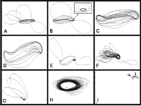 iconic representation of the spatial trajectories for the nine download scientific diagram