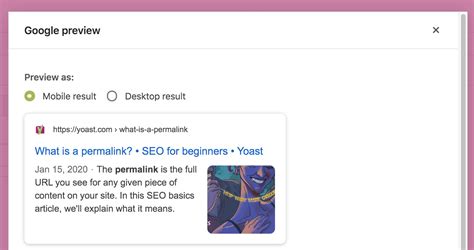 How To Use The Google Snippet Preview In Yoast SEO Urban Legend Web