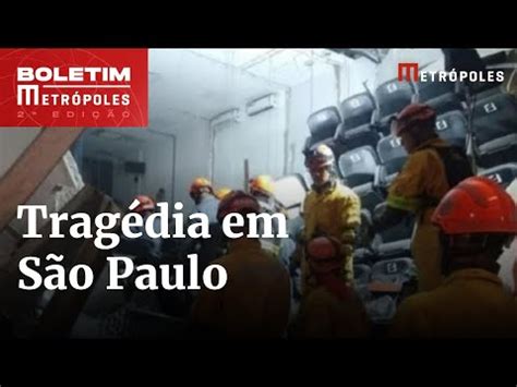Sobe para 9 o número de mortos em desabamento em São Paulo Boletim