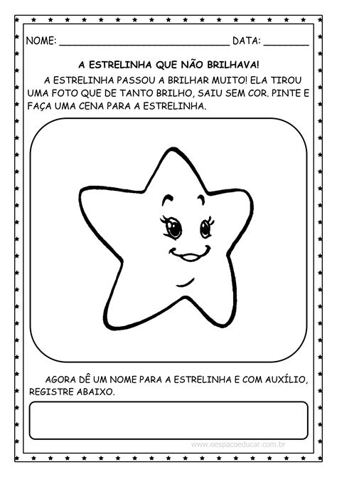 Educa O Infantil Sequ Ncia Did Tica Da Hist Ria A Estrelinha Que N O