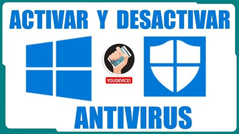 Como Activar Y Desactivar El Windows Defender En Windows 10 YouTube
