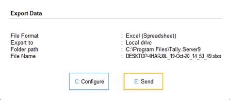How To Export Data In TallyPrime Server TallyHelp