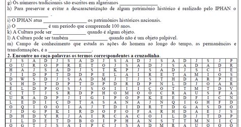 Blog Atividades Itinerantes HISTÓRIA Cruzadinha Patrimônio histórico