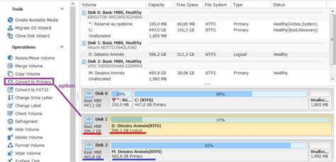 différence entre partitions mbr vs gpt