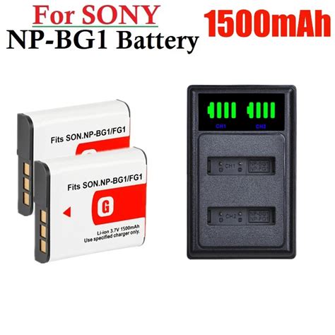 Mah Np Bg Np Fg Npbg Rechargeable Li Ion Digital Camera Battery