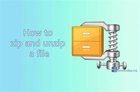 How To Zip And Unzip A File In Windows Reviews App