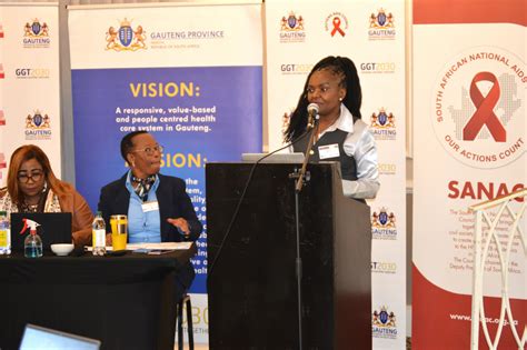 Gauteng AIDS Councils Efforts To Strengthen NSP Implementation SANAC