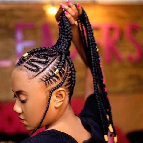 10 Best Ghana Braids Ponytail Styles You Should Rock In 2021 YEN GH