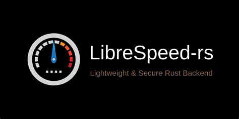 GitHub Librespeed Speedtest Rust Rust Backend For LibreSpeed