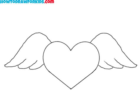 How To Draw A Heart Banner Wings Tattoo Design Drawing Nbkomputer