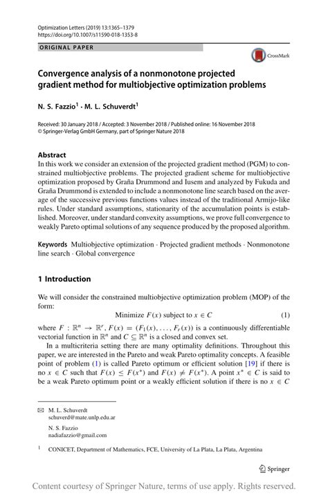 convergence analysis of a nonmonotone projected gradient method for multiobjective optimization