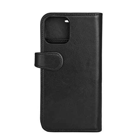 Buffalo Magnetiskt 2 i 1 Plånboksfodral i äkta läder till iPhone 12
