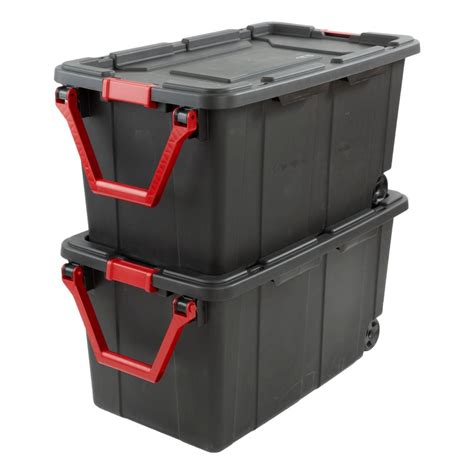 Caja Uso Rudo De Pl Stico L Negro The Home Depot M Xico