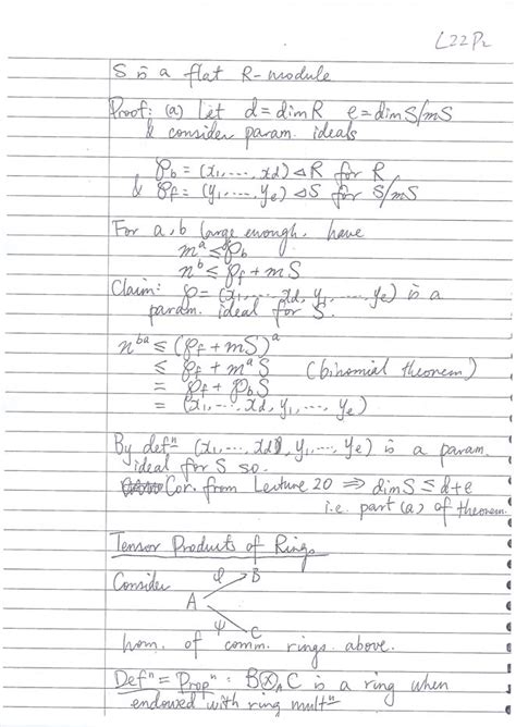 lecture notes for commutative algebra