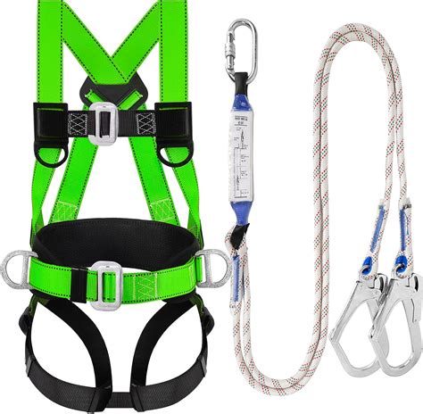 Amazon TT TRSMIMA Safety Harness Fall Protection Kit Full Body